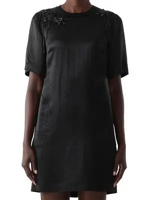 JASON WU Embellished Mini Dress - Black