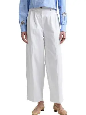 Altuzarra Wide Leg Trousers - Optic White