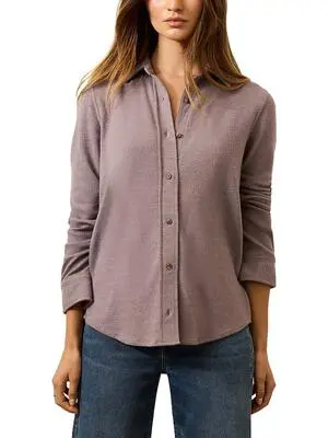 Faherty Brand Legend Sweater Shirt Dusty Plum