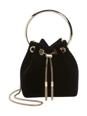 JIMMY CHOO Bon Bon Bucket Bag - Black