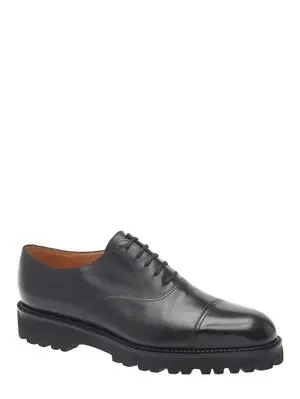 John Lobb City Ii Standard Cap Toe Oxford - Black