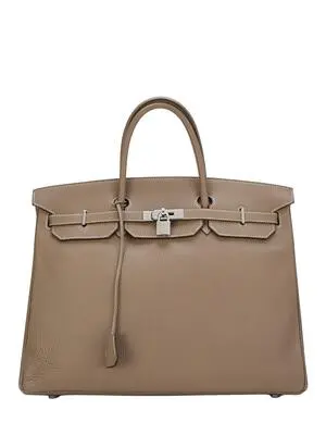 Hermès Clemence Birkin 40 - Etoupe