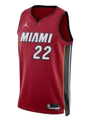 JORDAN Jimmy Butler Miami Heat 2022 Drifit Jersey - Red