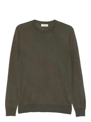 FERRANTE Crew-neck Sweater - Brown