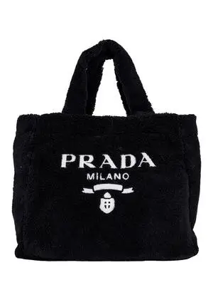 Prada Terry Tote Bag - Black