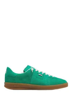 P448 Monza Leather And Suede Sneakers - All Green