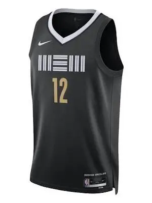 Nike Memphis Grizzlies Ja Morant 23/24 Drifit Jersey - Black
