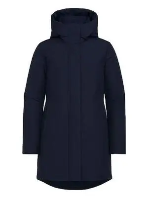 QUARTZ CO. Genia Hooded Down Winter Jacket - True Navy