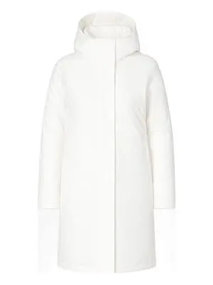 QUARTZ CO. Fermont Hooded Down Winter Jacket - Ivory