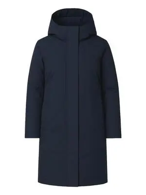 QUARTZ CO. Fermont Hooded Down Winter Jacket True Navy