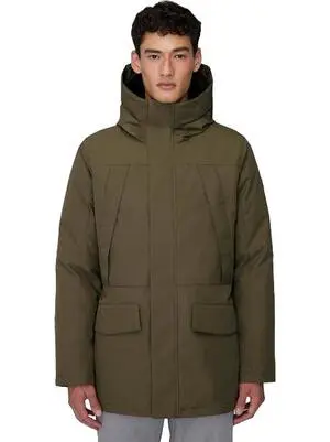 QUARTZ CO. Grant Hooded Down Jacket - Sage