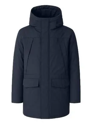 QUARTZ CO. Grant Hooded Down Jacket - True Navy