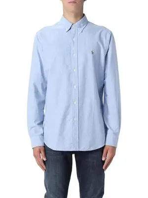 Polo Ralph Lauren Striped Cotton Button-down Collar Shirt Blue