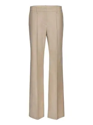 Magda Butrym Tailored Wide Leg Trousers - Cream