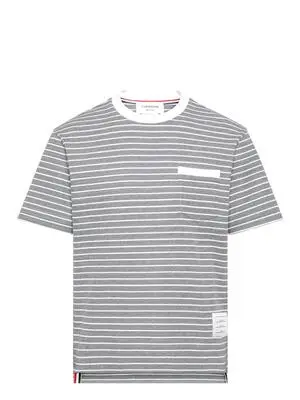 Thom Browne Short-sleeve Pocket Tee - Grey