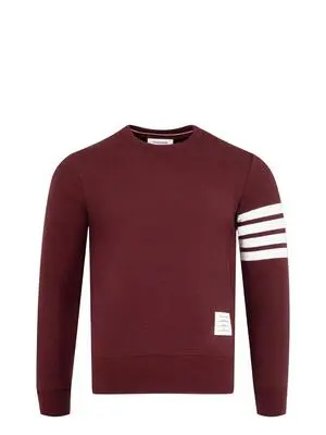 Thom Browne Classic Loopback Sweatshirt - Red