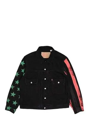 DENIM TEARS X Cpfm 4th Of July Denim Jacket - Black