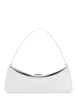 Jacquemus Le Calisson Leather Shoulder Bag - White