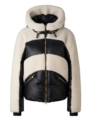 Bogner Dana Down Ski Jacket - Black/off-white