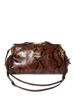 MIU MIU Ayers Leather Clutch