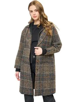 Central Park West Daphne Dickey Coat - Plaid