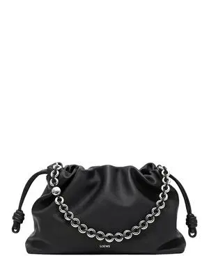 Loewe Flamenco Chain-strap Bucket Bag - Black