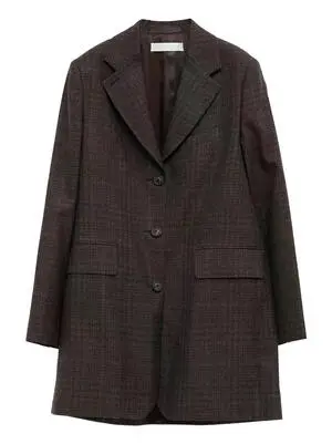 Our Legacy Queens Check-pattern Blazer - Brown