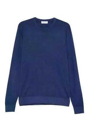 FERRANTE Crew Neck Top - Blue