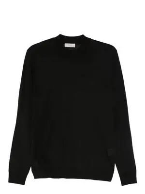 FERRANTE Crew-neck Sweater - Black