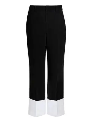 Cinq À Sept Colourblock Trousers - Black