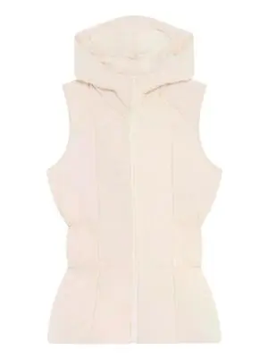 Repetto Hooded Sleeveless Down Gilet - Pink