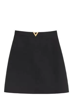 VALENTINO Crepe Couture Mini Skirt