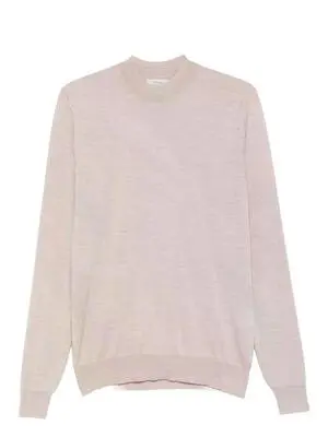 FERRANTE Crew Neck Sweater - Pink
