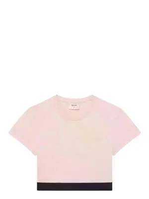 Repetto Contrast Panel Performance T-shirt - Pink