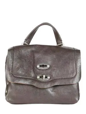 ZANELLATO Studded Baby Postina Tote Bag - Brown