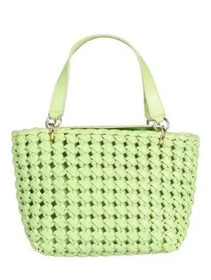 THEMOIRE Handbag In Light Textile Fibers - Green