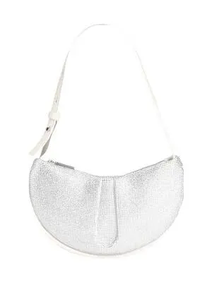 THEMOIRE Metallic Hobo Bag - Silver