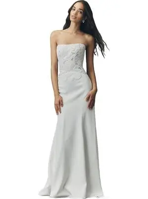 JENNY YOO Jenny Yoo Raelyn Strapless Wedding Gown