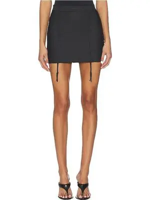 SKIMS Mini Garter Skirt - Onyx