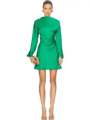 Simkhai Harpor Mini Dress - Kelly Green
