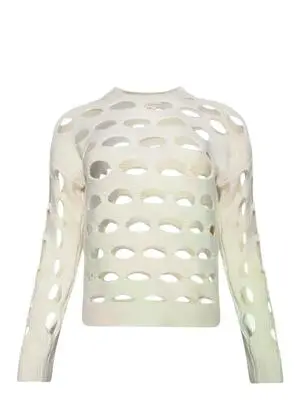 DIOTIMA Galina Open-knit Jumper - White