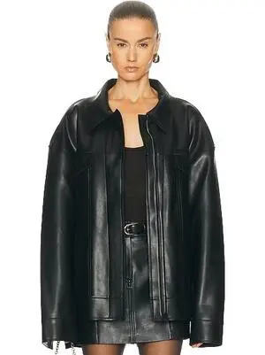 Norma Kamali Oversized Jacket - Black
