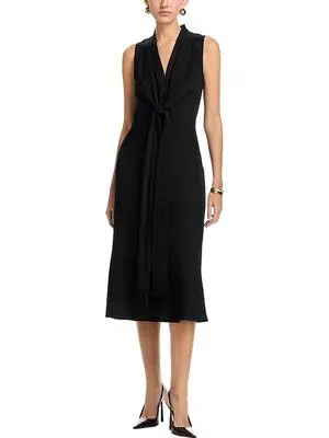 Kobi Halperin Lex Tie Front Dress Black
