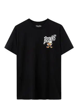 Junk Food Clothing Nfl Cleveland Browns Icon Flea Market Tee - Black