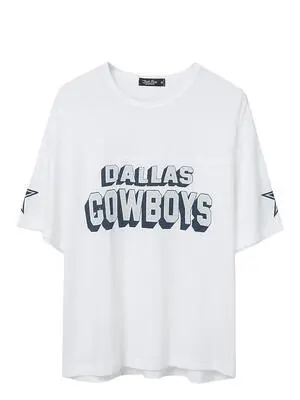 Junk Food Clothing Nfl Dallas Cowboys Halfback Jersey Tee - White