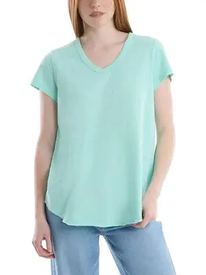 Wilt Shrunken V-Neck Tee Cabbage