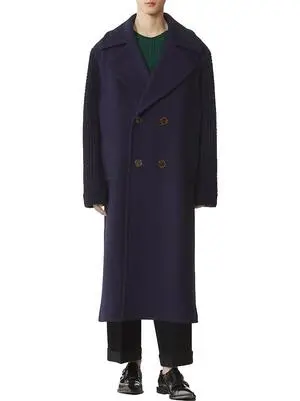 LANVIN Long Wool Pea Coat - Montana