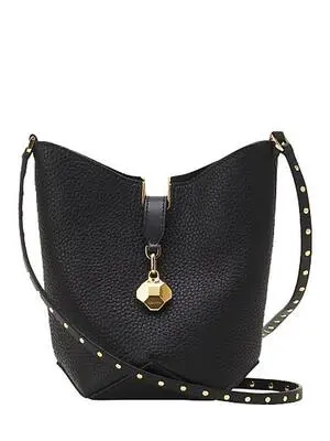 LANVIN Catch Nano Leather Bucket Bag - Black