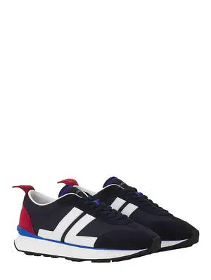 LANVIN Bumpr Nylon Sneakers - Blanc/marine Noir