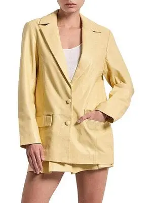 AS By DF Willow Leather Blazer Butter